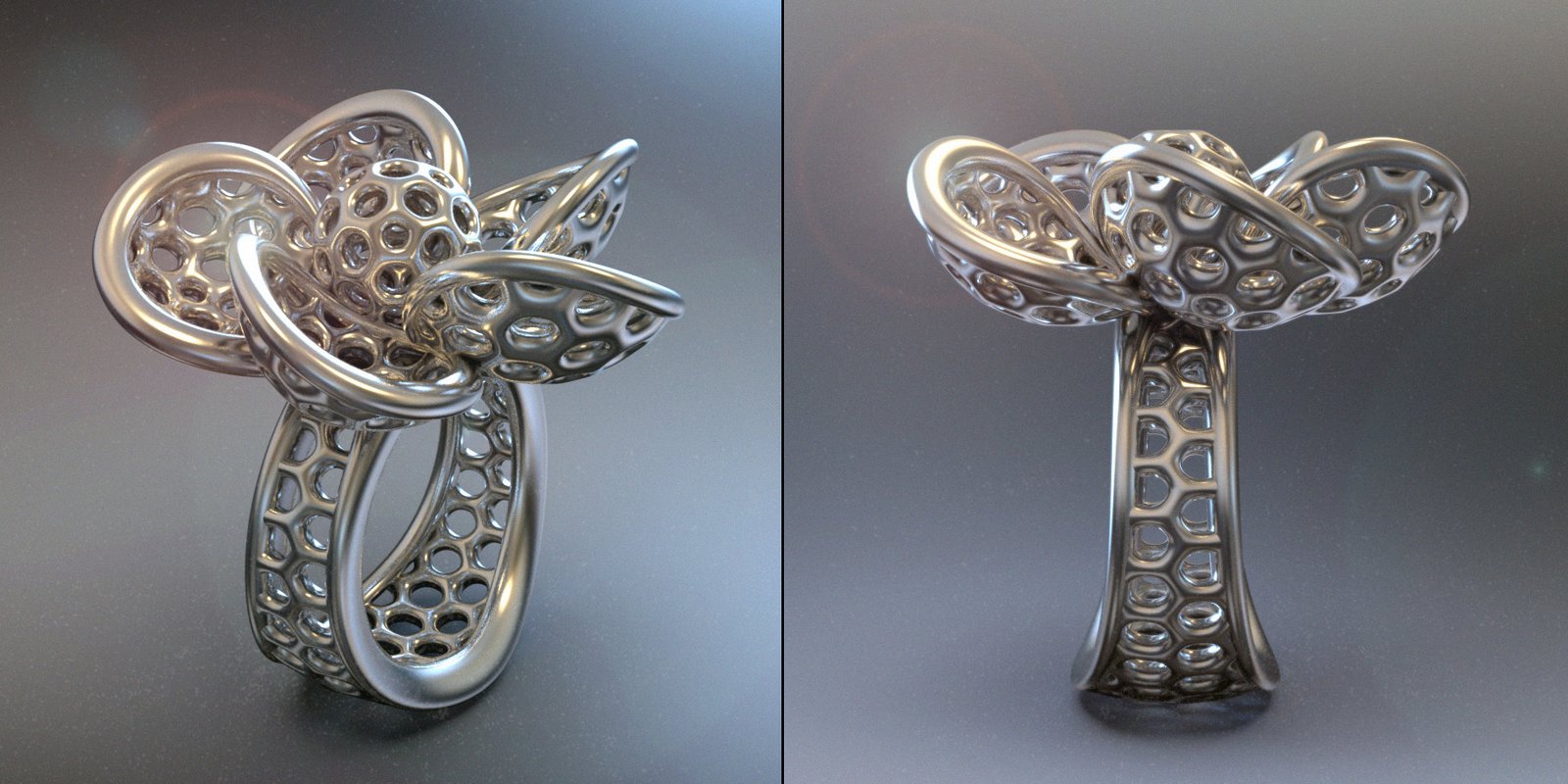 FLOWER - Argentium Silver - Ring » GUZZARDI