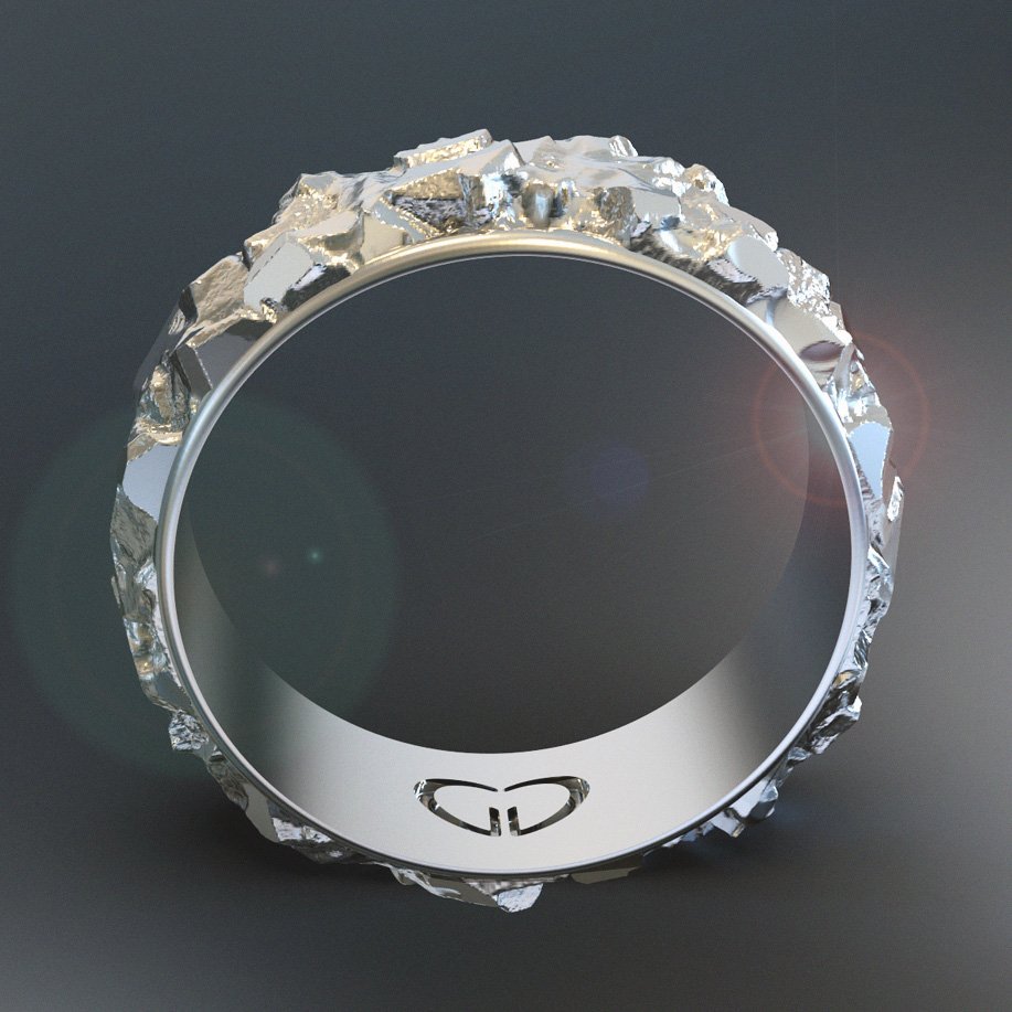 THE ROCK - Argentium Silver - Ring » GUZZARDI