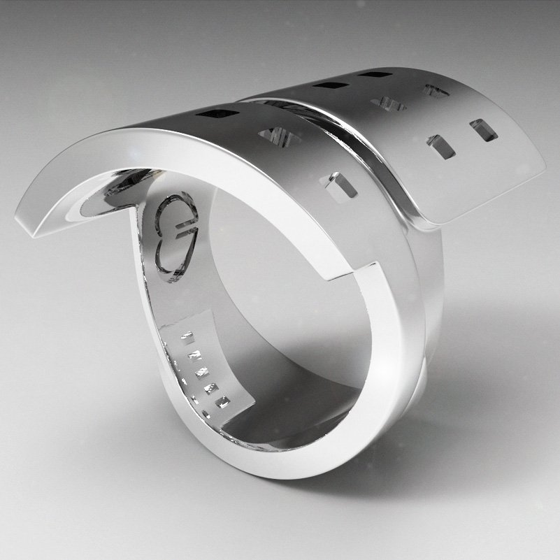 FIGHTING CITIES - Argentium Silver - Ring » GUZZARDI