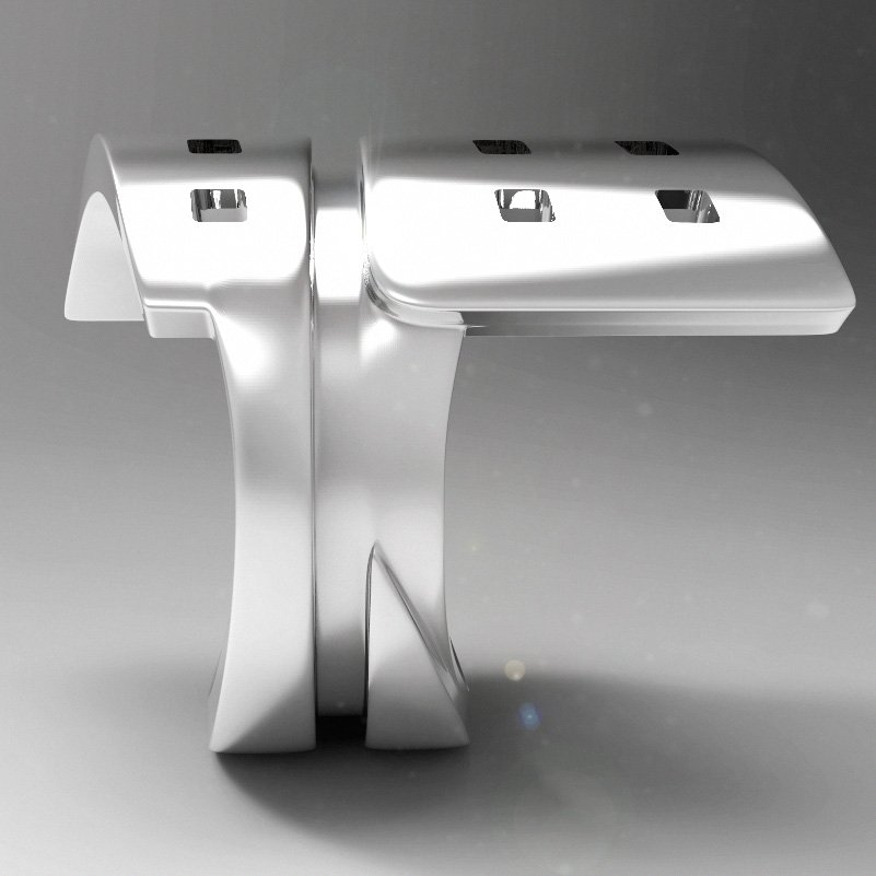 FIGHTING CITIES - Argentium Silver - Ring » GUZZARDI