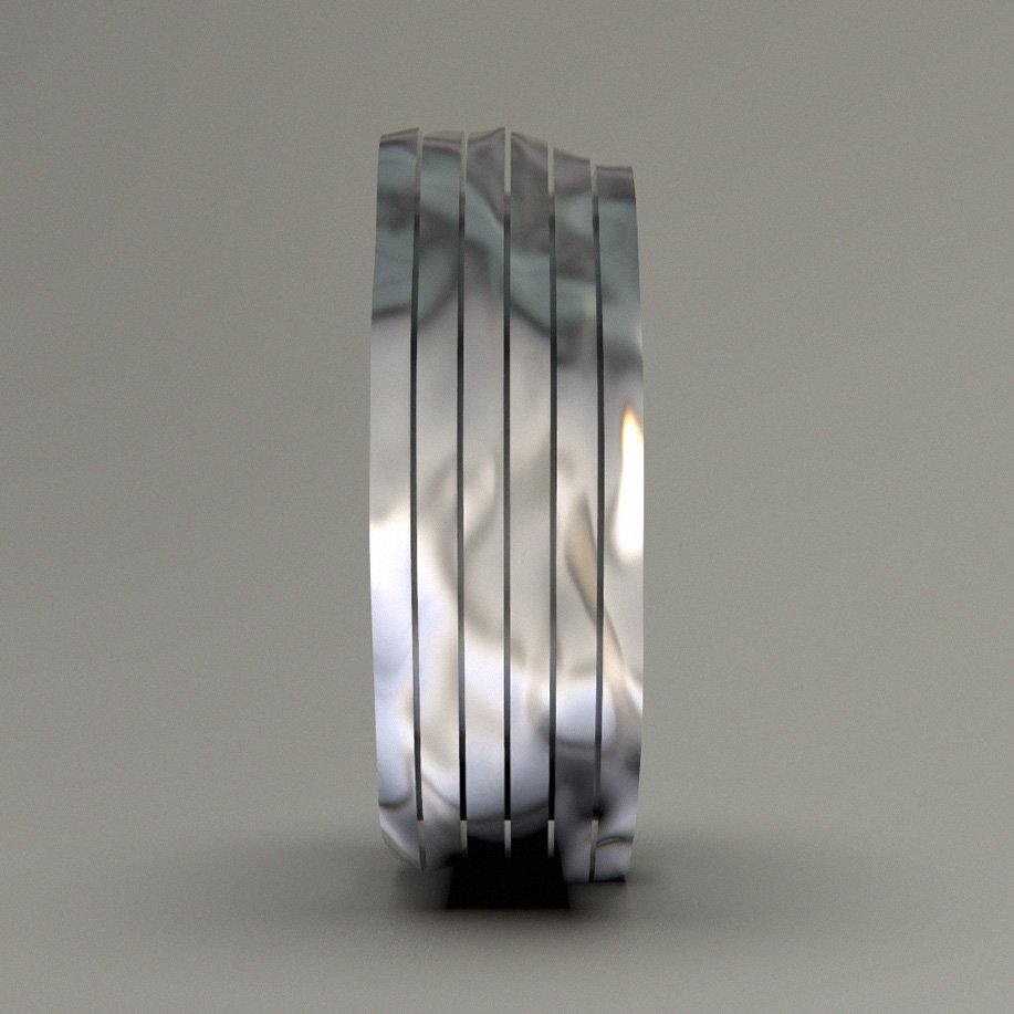 WAVE MOVEMENT - Argentium Silver - Ring » Innesa Perfumes